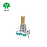 China 11mm Contact Brush Type Car DVD Navigation Volume Potentiometer Ec11 360 deg Encoder with Switch Navigation Solution for sale