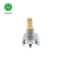 China 11mm Contact Brush Type Car DVD Navigation Volume Potentiometer Ec11 360 deg Encoder with Switch Navigation Solution for sale