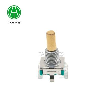 China 11mm Contact Brush Type Car DVD Navigation Volume Potentiometer Ec11 360 deg Encoder with Switch Navigation Solution for sale