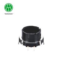 China Compact Dual Shaft Encoder 28mm Size Featuring Incremental Working Principle and Push Button Control for sale
