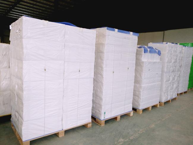 HQ Drill Core Box Made of Waterproof Fluted Plastic Sheets Better than Waxed Cardboard Box on pallets