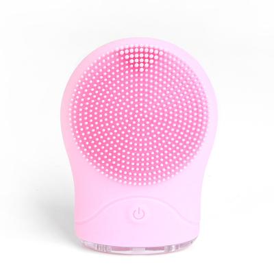 Cina Customize Electric Silicone Facial Cleansing Brush Face Vibrating Massager Deep Cleaning Brush in vendita