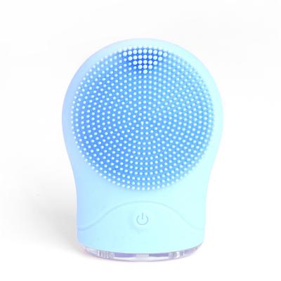 Cina Customize Electric Silicone Facial Cleansing Brush Face Vibrating Massager Deep Cleaning Brush in vendita