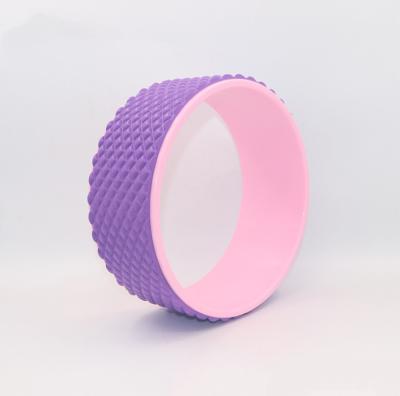 China De Douane Logo For Back Pain van TPE EVA Yoga Back Roller Wheel Te koop