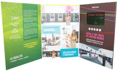 China promotional activities video invitation card with upload video / music for sale