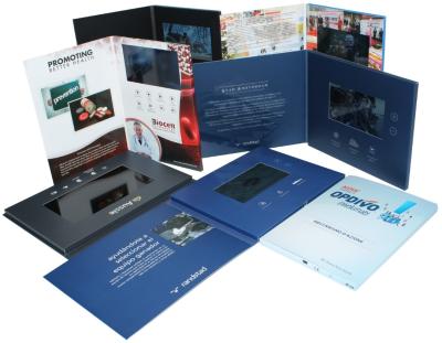 China 4G / 8G Full colors handmade Video Wedding Invitations with Magnetic switch , customized for sale