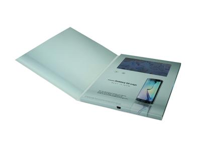 China Metal Business Promotional Video Cards That Can Play Voice , Screen Size 2.4