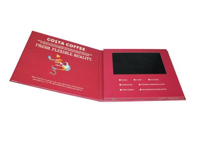 China Advertising Video Invitation Card 8Ω 2W Speaker With Rechargeable Battery for sale