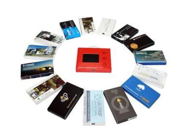 China Automatic lcd video brochure card for holiday greetings , 1G / 2G lcd video mailer for sale