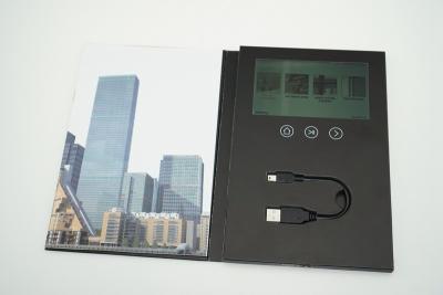 China high resolution Advertising 5 inch screen Video Greeting Card with 2G memory for sale