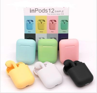 China ABS Material Waterproof Tws Earbuds Inpods 12 Touch Control For Mobile Phone for sale
