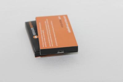 China customized lcd video business cards with hard cover , A4 / A5 size for sale