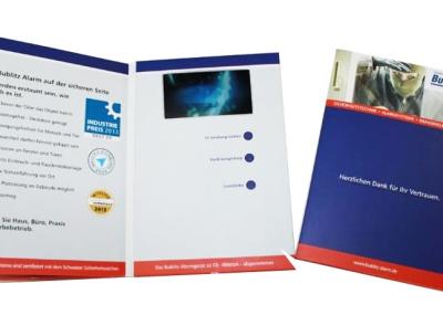 China Full colors LED Video Brochure Card , graduations / birthday parties video booklet for sale