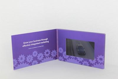 China custom Full colors LCD Video Brochure for fastival , 4G / 8G lcd video card for sale