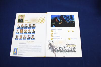 China rechargeable lcd video card for conference activities , 4.3 / 5 / 7inch lcd brochures for sale