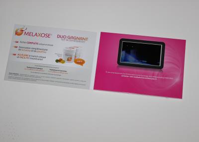 China Touch Screen Video Invitation Card for Personalized Wedding / Event / Conference for sale