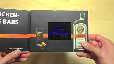 China Customized graduations gift Video Postcard with videos / music / recording functions for sale