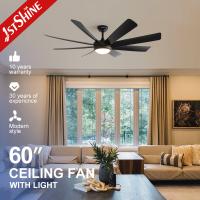 China 8 Blades Dimmable LED Ceiling Fan with Remote Control Lower Noise for sale
