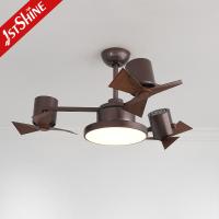 China Bedroom Noiseless Plastic Ceiling Fan 44 Inch With Remote Control for sale