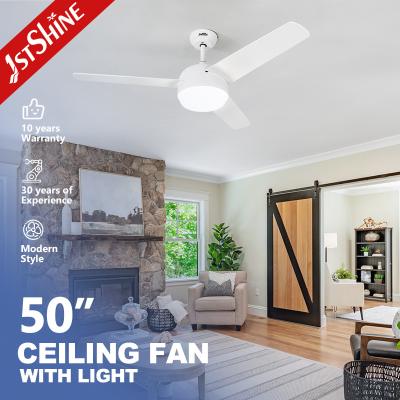 China 50 Inch 3 MDF Blade 35W 5 Speeds Remote Control Led Ceiling Fan With Light for sale