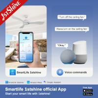 China Outdoor Waterproof ABS Plastic Ceiling Fan With Remote Control for sale