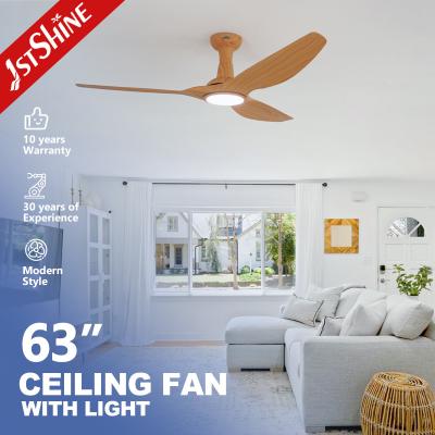 China Flush Mount Commercial Ceiling Fan With Multi-Color Light and Remote Control Powered by DC Motor for sale