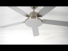 58 Inch Bedroom Decorative Ceiling Fans With Lights Reversible Silent DC Motor