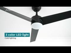110-240V Plastic Save Energy Ceiling Fan With Lights 6 Speed DC Motor