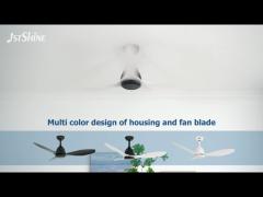 48 Inches Modern Ceiling Fan Without Led Light ABS Blade Dc Remote Control