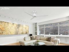 52 Inch Ceiling Fan With 6 Speed Choice Smart Remote Control Without Light