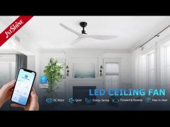 52 Inch No Light Ceiling Fan With 6 Speed Choice Smart Remote Control