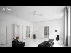 Modern 2-in-1 Ceiling Fan – Optional LED Light Flush Mount Design