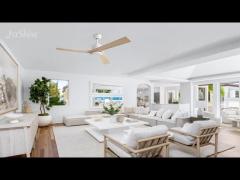 A Closer Look: 52 Inch Solid Wood Ceiling Fan – DC Motor, 3 Blades, 6-Speed Remote Control