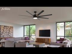 72 Inches Plastic Ceiling Fan with Remote Control
