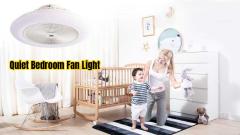 Quiet Bladeless Fan Light for Bedroom