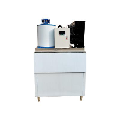 China 2024 Electric Commercial Stainless Steel Food Flake Ice Maker Water-Cooled Evaporator Air-Cooled Industrial Application Block for sale