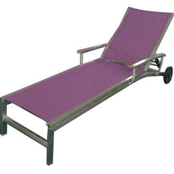 China Textilene Sun Lounger  with Aluminum frame By Clover Lifestyle for sale