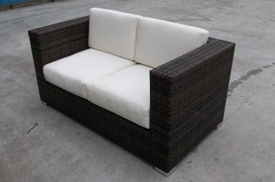 China Wicker Lounge Sofa with Aluminum Frame, Customized Sizes and Designs Welcomed  By Clover Lifestyle for sale