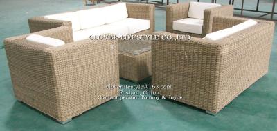 China Round Rattan Chair  for Hotel, Garden and Beach by Clover Lifestyle Outdoor Furniture Sofa Set for sale