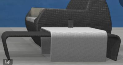 China Bear flat wicker coffee table for Hotel, Garden and Beach by Clover Lifestyle Outdoor Furniture for sale