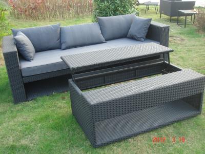 China Jacana wicker sofa set with Lift coffee table for Hotel, Garden and Beach by Clover Lifestyle Outdoor Furniture Sofa Set for sale