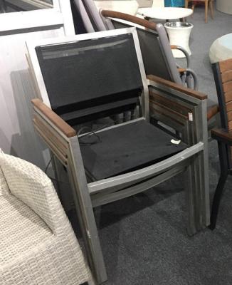 China Textilene Chair  for Hotel, Garden and Beach by Clover Lifestyle Outdoor Furniture Sofa Set for sale