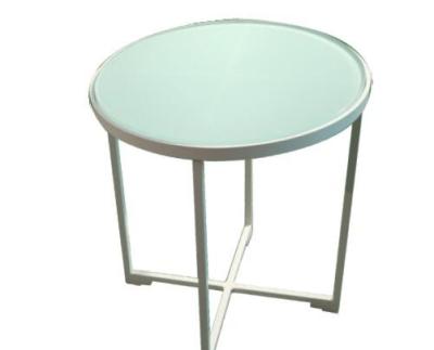 China Coffee table withsmoke glass and aluminum frame  for Home. Hotel, Garden and Beach by Clover Lifestyle Outdoor Furniture for sale