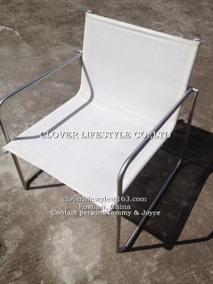 China Textilene Leisure furniture dining chair for Home,  Hotel, Garden and Beach by Clover Lifestyle Outdoor Furniture China for sale