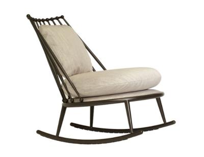 China Leisure Hotel ALUMINUM ROCKING chairs for Home,  Hotel, Garden and Beach by Clover Lifestyle Outdoor Furniture China for sale