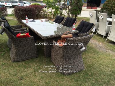 China Round wicker dining set  for Home,Hotel, Garden and Beach by Clover Lifestyle Outdoor Furniture China Leisure furniture for sale