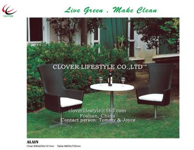 China Alain flat wicker adjustable DINING SET for Hotel, Garden and Beach by Clover Lifestyle Outdoor Furniture China for sale