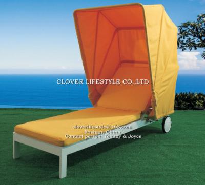 China CK0240L All aluminum SUN BED for Hotel, Garden and Beach by Clover Lifestyle Outdoor Furniture China for sale