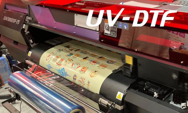 Quality 25" UV DTF Printer Mimaki UJV300DTF-75 Direct Transfer Film Printer for sale
