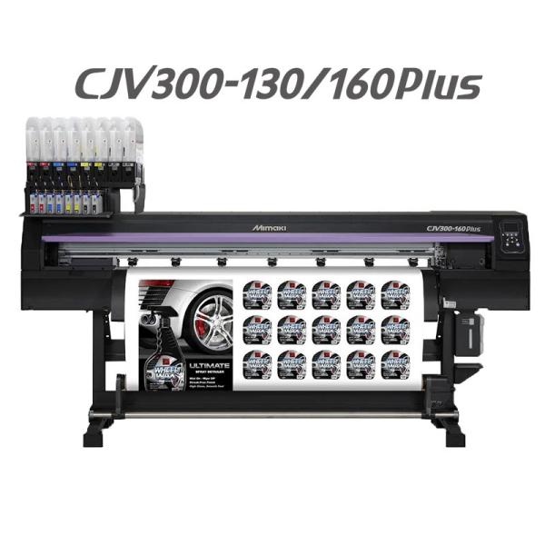 Quality 720x1080dpi 720x1440dpi Roll To Roll Inkjet Printer Eco Solvent Mimaki CJV300-160 Plus for sale